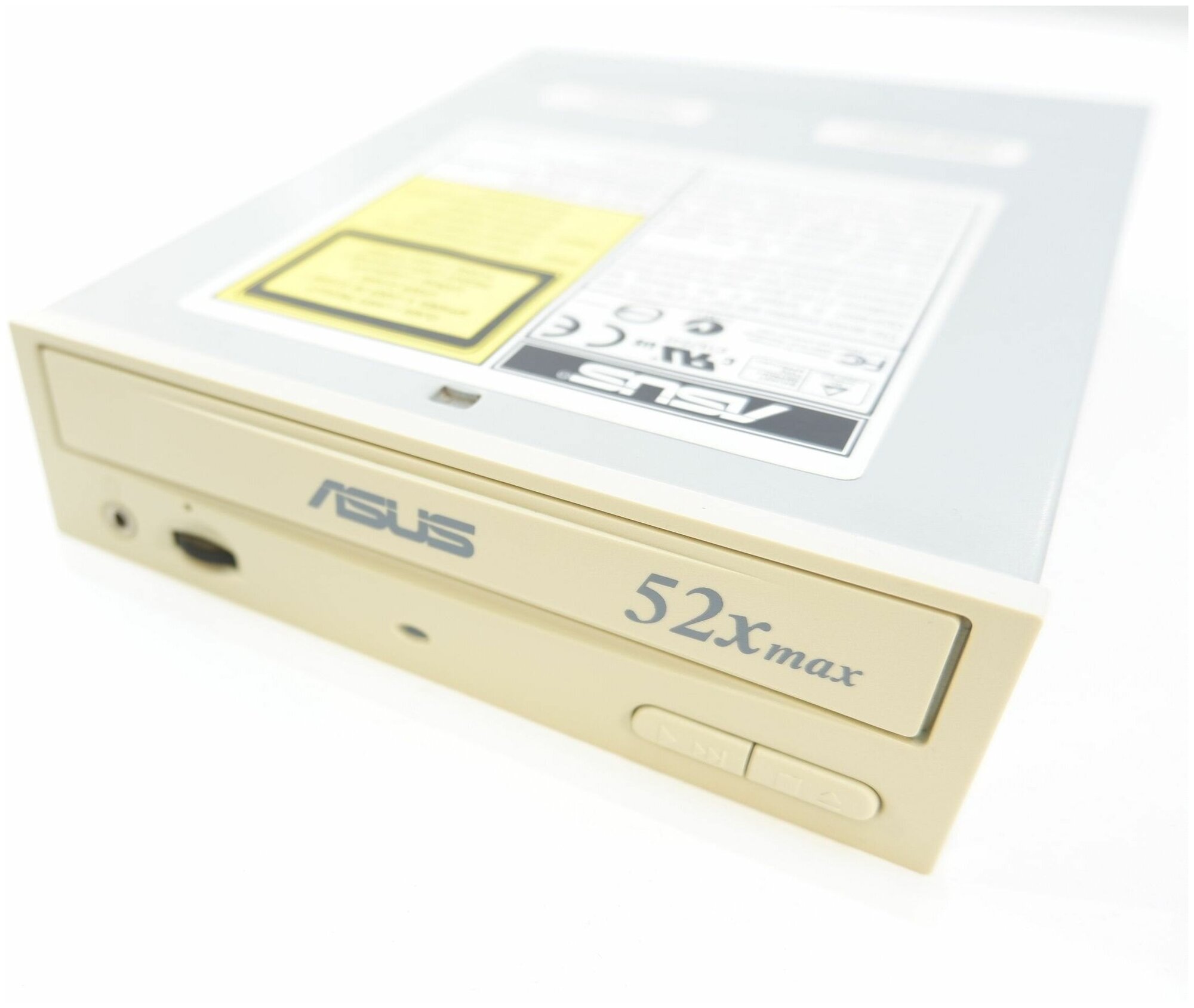 CD-ROM IDE ASUS CD-S520/A4 (серый/silver) Скорость чтения CD 52x, 2004 год, шлейф в комплекте