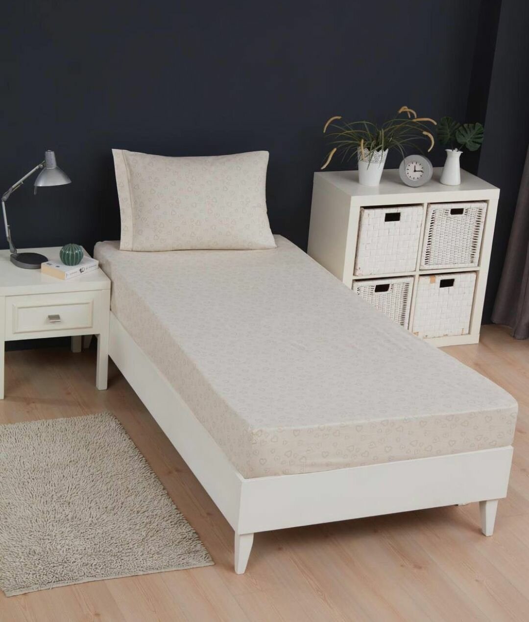 Maison Dor набор простыня и 1 наволочка 50*70 Feellove бежевый полуторка