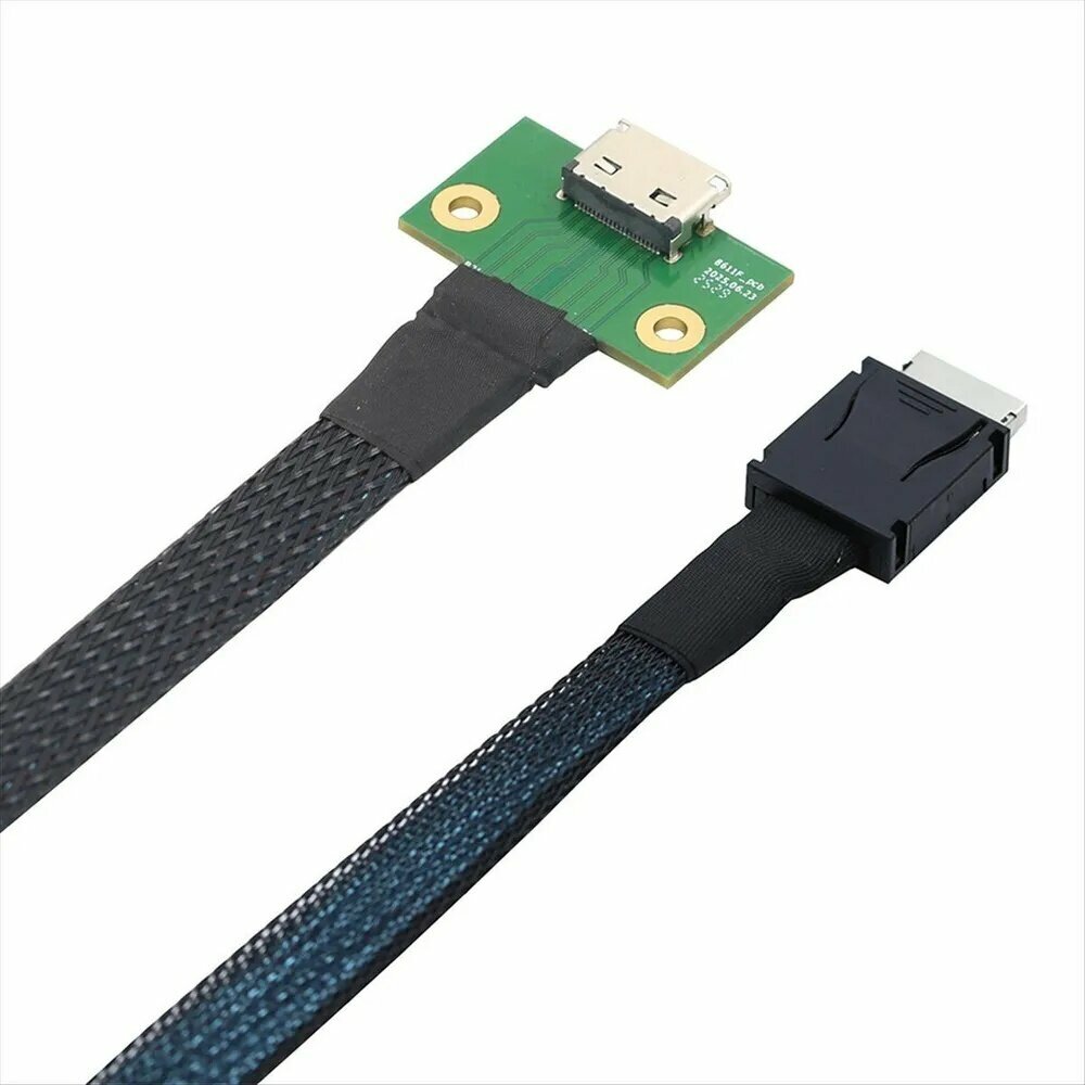 Кабель Передачи Данных SFF 8611 4I 42P - SFF-8612 4I 0,5M