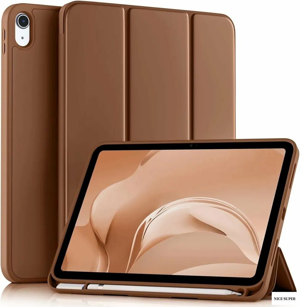 NICE SUPER Чехол для Ipad Совместим с чехлом для iPad (A16) 11-го поколения, 11 дюймов, 2025, для iPad 10-го поколения, 10,9 дюймов, 2022, с держателем для карандашей