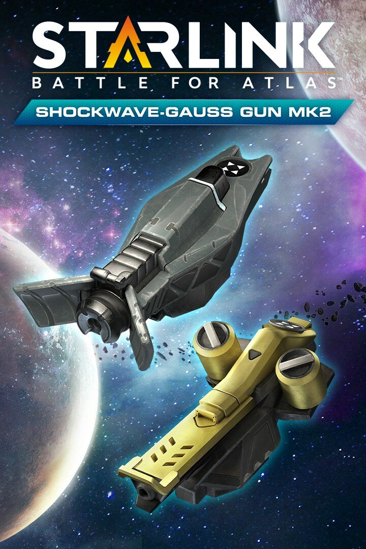Starlink: Battle for Atlas™ - Shockwave & Gauss Gun Mk.2 Weapon Pack — дополнение (DLC) для Xbox / Microsoft Store · Xbox One, Xbox Series X|S · цифровой ключ · нужна базовая игра