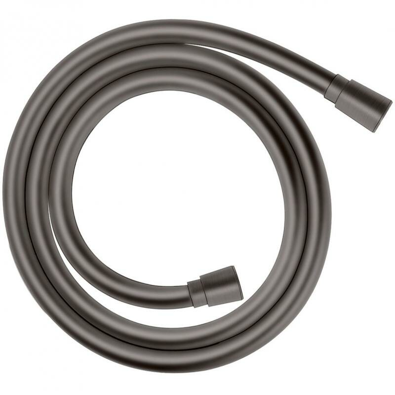 Шланг для душа Hansgrohe 28276340 черный шлифованный хром, 160 см, пластиковая оболочка