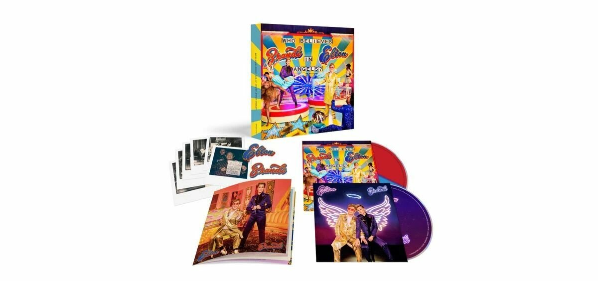 CD диск Elton John, Brandi Carlile - Who Believes In Angels? (2CD) Deluxe, 2025, Papersleeves In Box