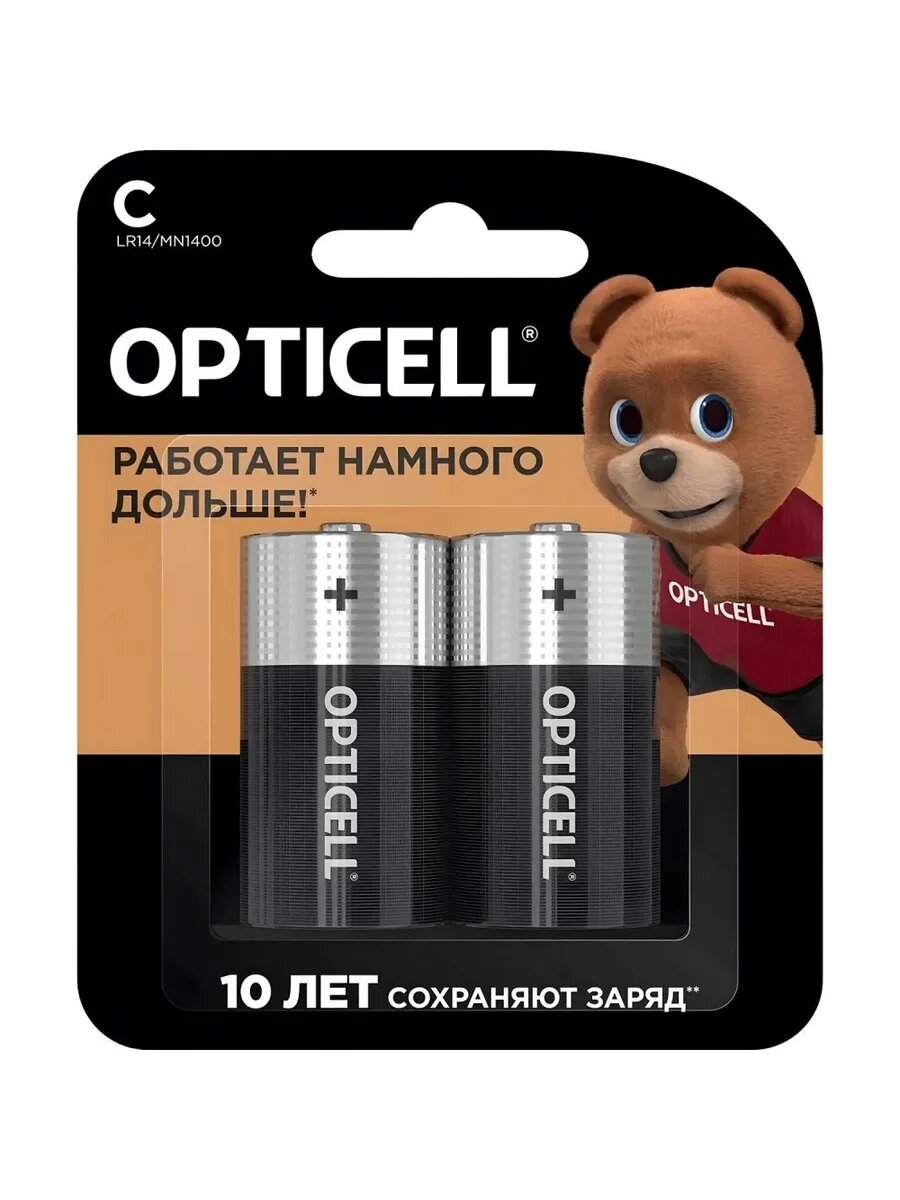 Энергичные батарейки OPTICELL — 2 шт.