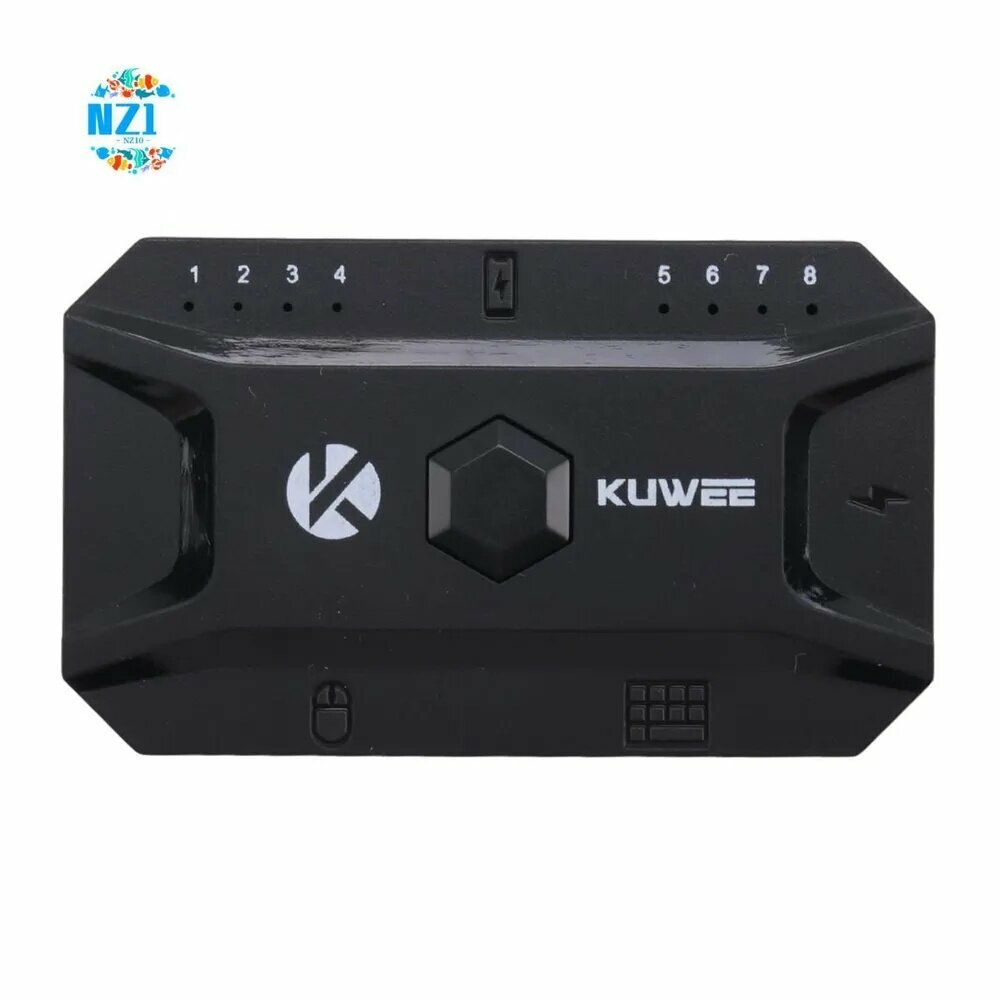 (T Q D O) Bluetooth Hub USB 5.0 Converter Проводная клавиатура и мышь совместим с беспроводного адаптера концентратора Поддержка 8 устройств планшетов, ноутбуков, мобильных