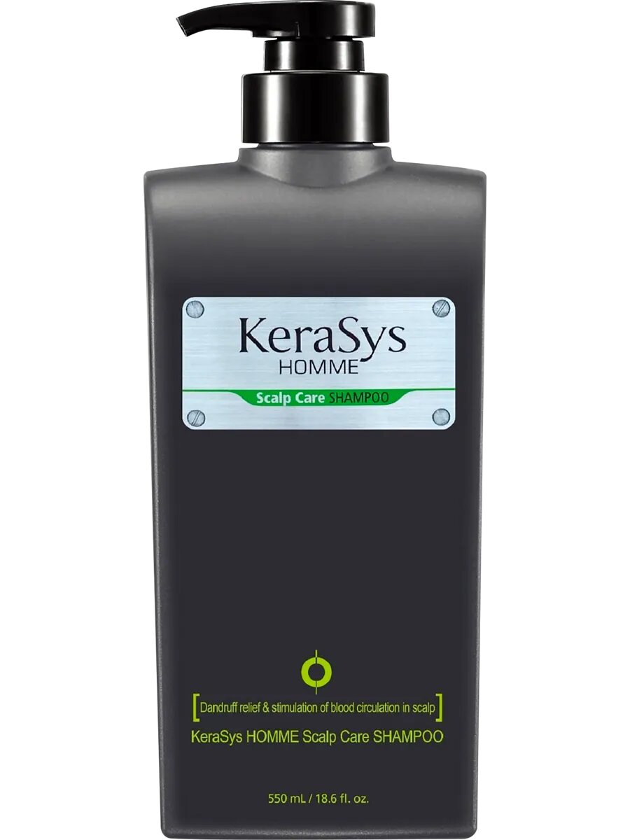 Шампунь мужской KERASYS Освежающий против перхоти, 550мл