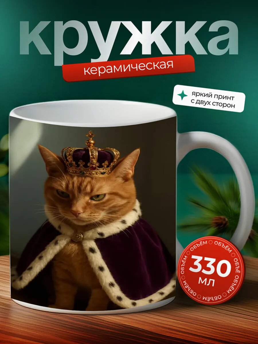 Кружка Венецианский атласный кот 19,