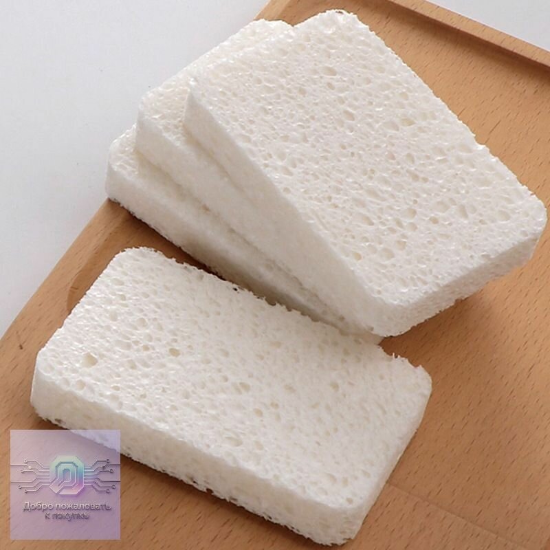 Губка Eco Sponge, Люфа, Целлюлоза, 2 шт.