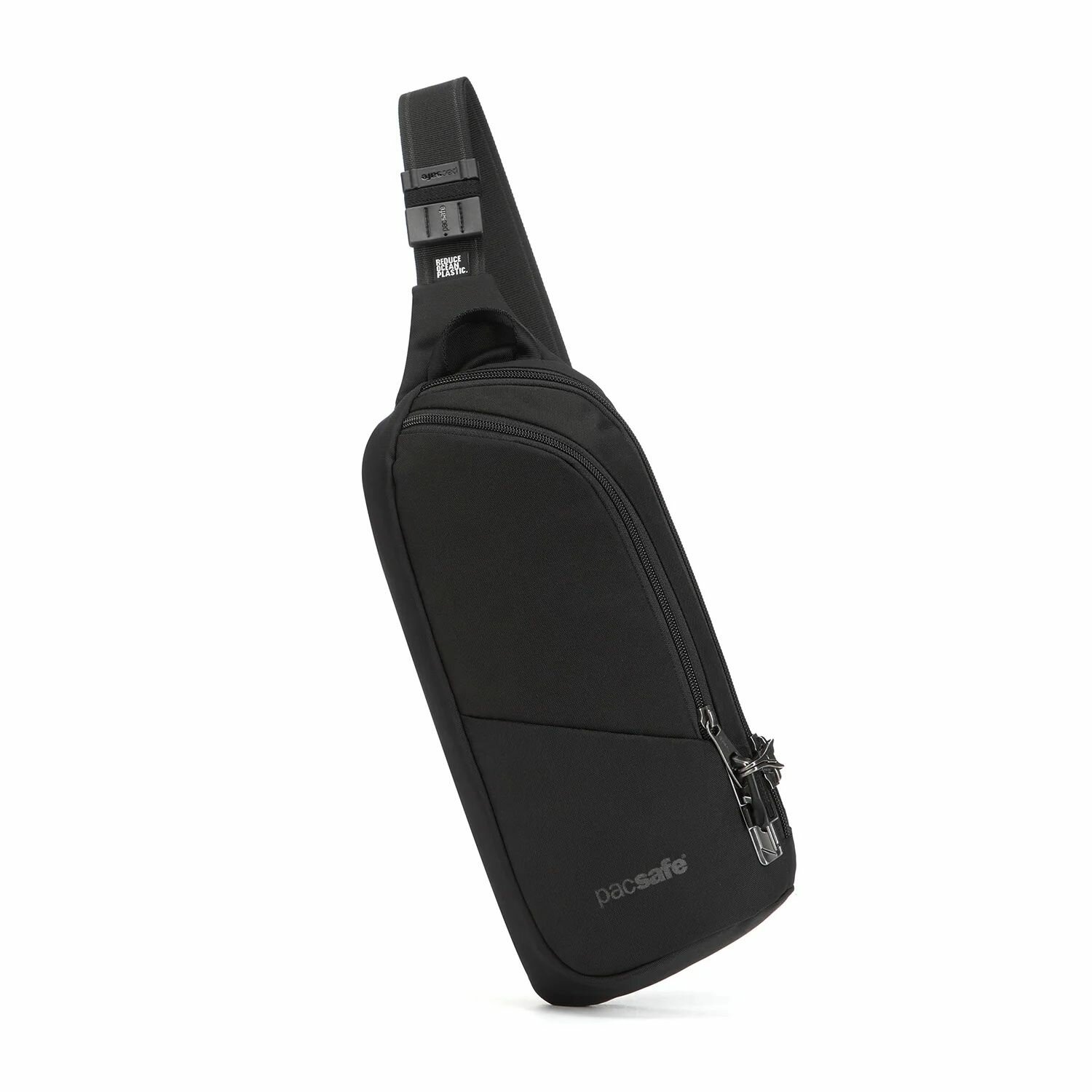 Sumka sling antivor pacsafe v action sling black 2 5 l