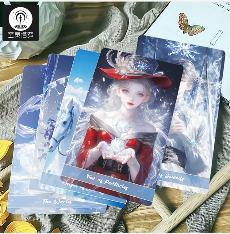 Карта Таро "CRYSTAL LOVE tarot" 12X7CM