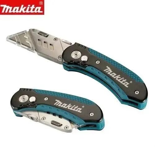 Эксклюзивный складной нож Makita E10908 комплектуется 10 лезвиями