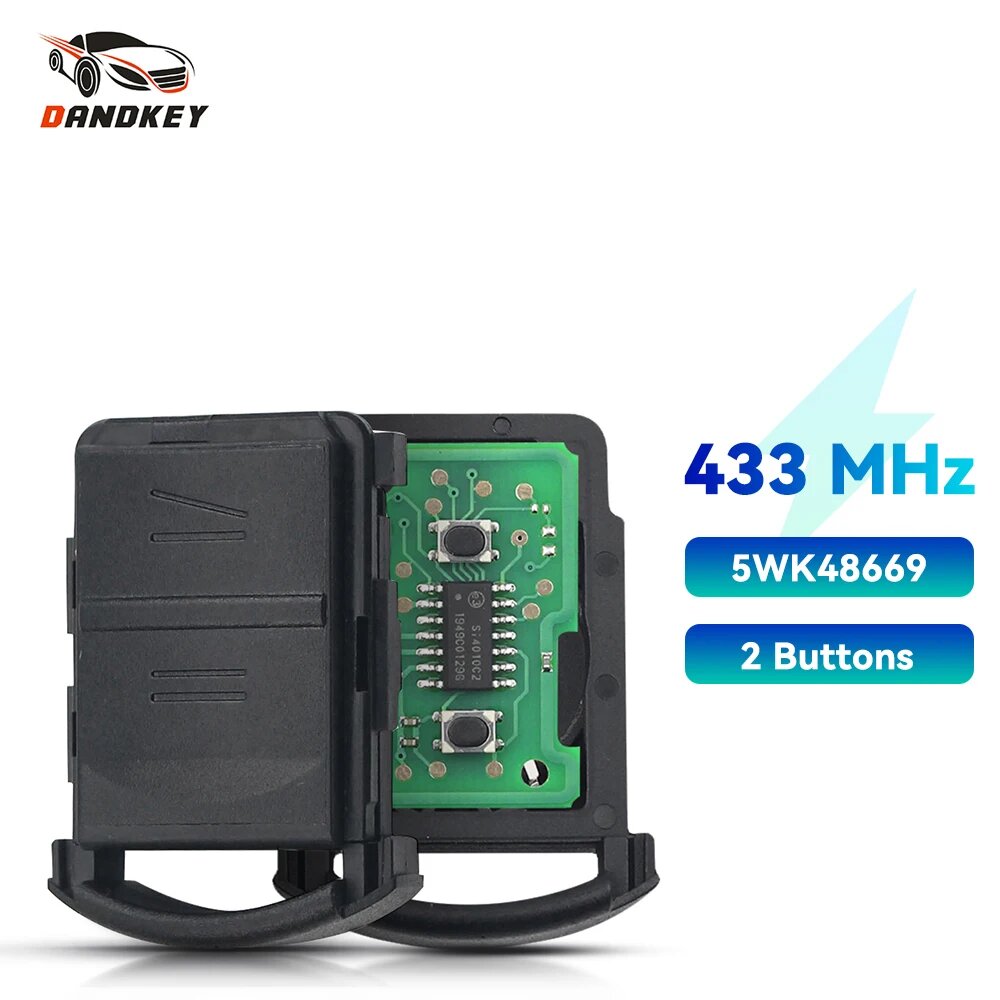 Dandkey 2B ASK 433 МГц Дистанционный Ключ От Автомобиля Для Vauxhall Opel Corsa C Meriva Tigra Combo Van Без Лезвия Умный Авт.