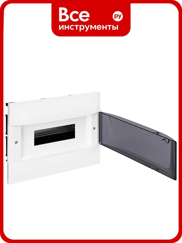 Пластиковый щиток Legrand Practibox S Встраиваемый 1X12 Дымчатая дверь 135551