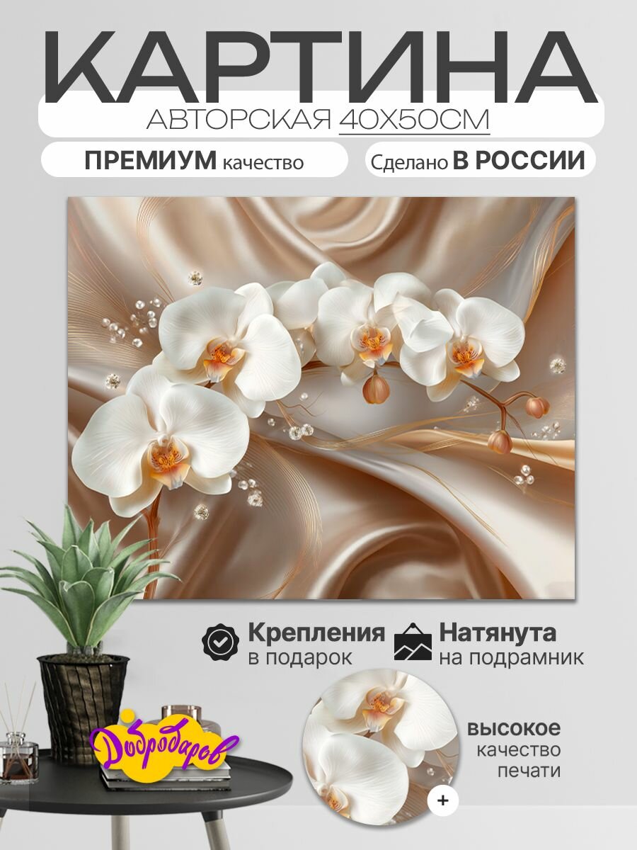 Картина на стену для интерьера 40х50см "Картина интерьерная"