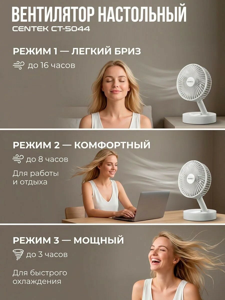 Вентилятор настольный — фото 1