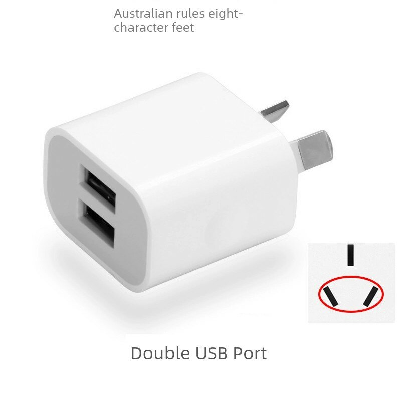 Apple 5V2A Двойной USB Зарядное Устройство Австралийский Стандарт Белый Цвет Быстрая Зарядка для Множества Устройств