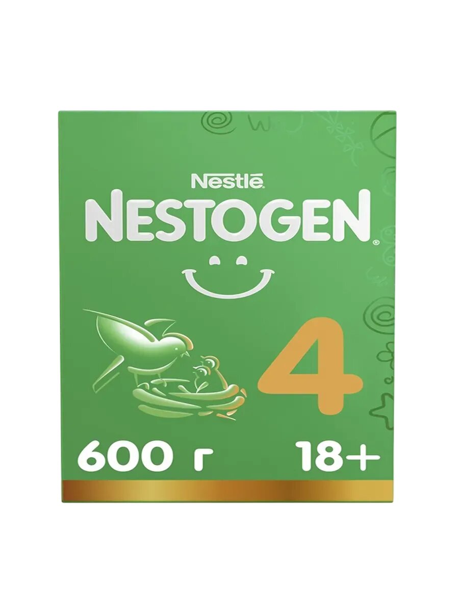 Nestogen 4 Детское молочко с пребиотиками и лактобатериями L.Reuteri с 18 мес 600 г 1 шт