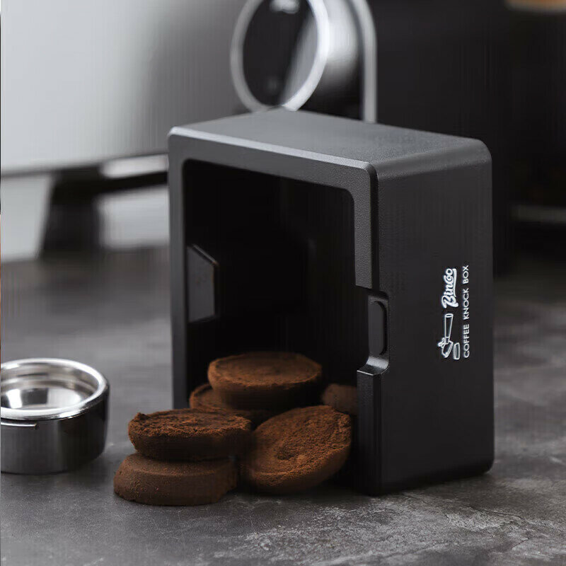Bincoo Coffee Grounds Container, Home Barista Italian Coffee Machine Waste Box, Large Coffee Grounds Bin