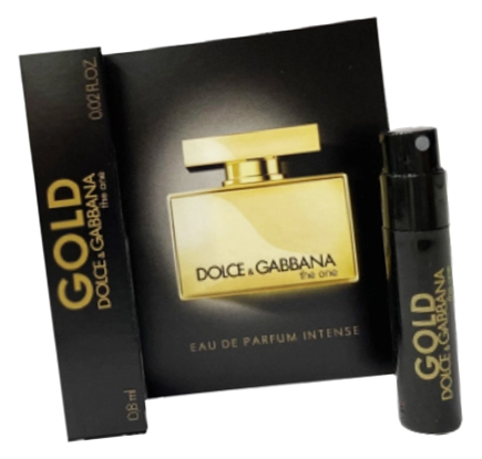 Миниатюра парфюмерной воды Dolce & Gabbana The One Gold Intense 0.8 мл для женщин