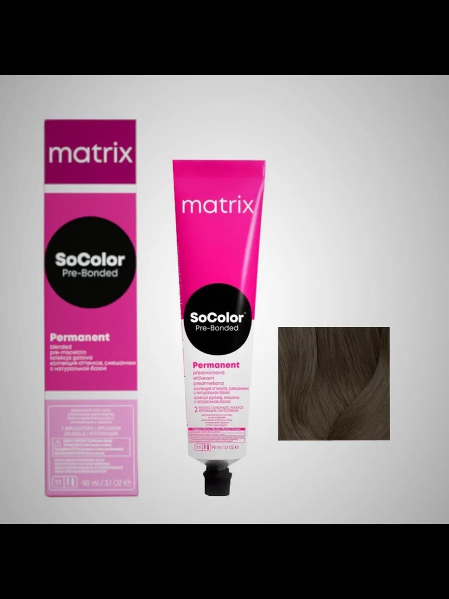 Ded 6VA 90 мл, Краска для волос SoColor Pre-Bonded 6VA 90 мл