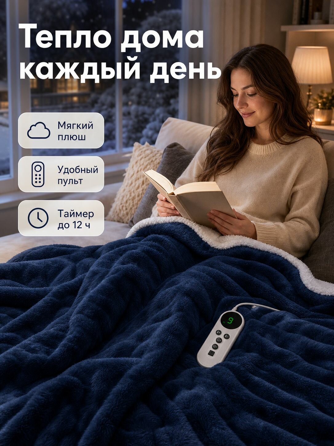 Электроодеяло , 60 Вт — фото 1