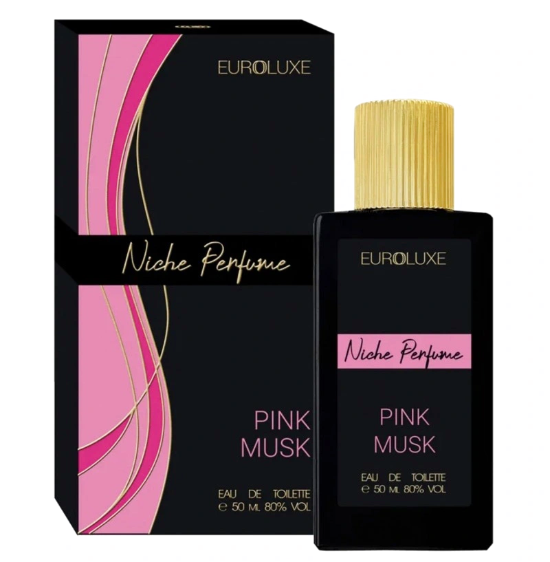Женская туалетная вода Euroluxe Pink Musk 50 мл - Евролюкс Пинк Маск изящный аромат