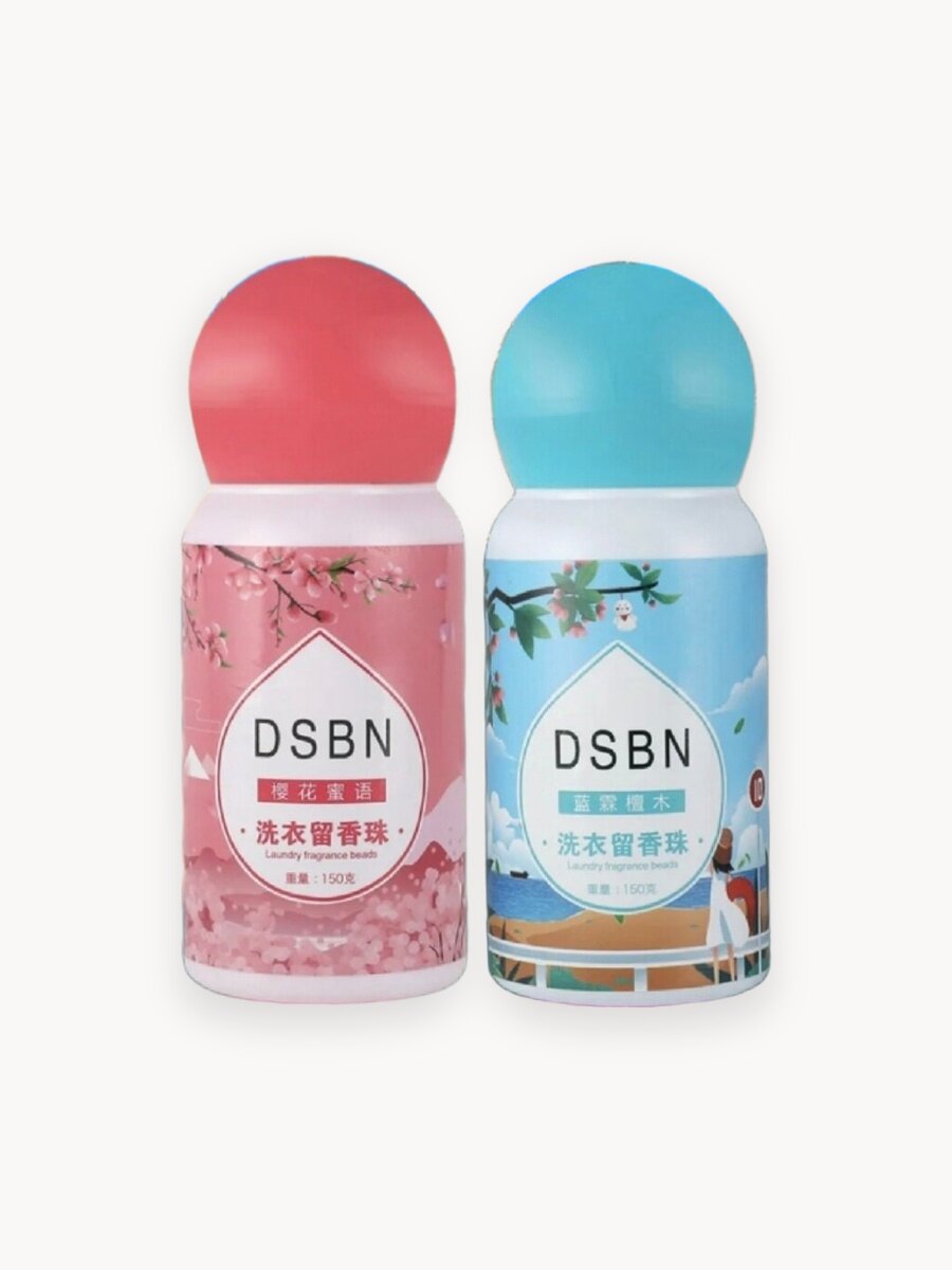 Парфюм-кондиционер DSBN для белья в гранулах аромат на 50 стирок 2шт.-Сакура , морской