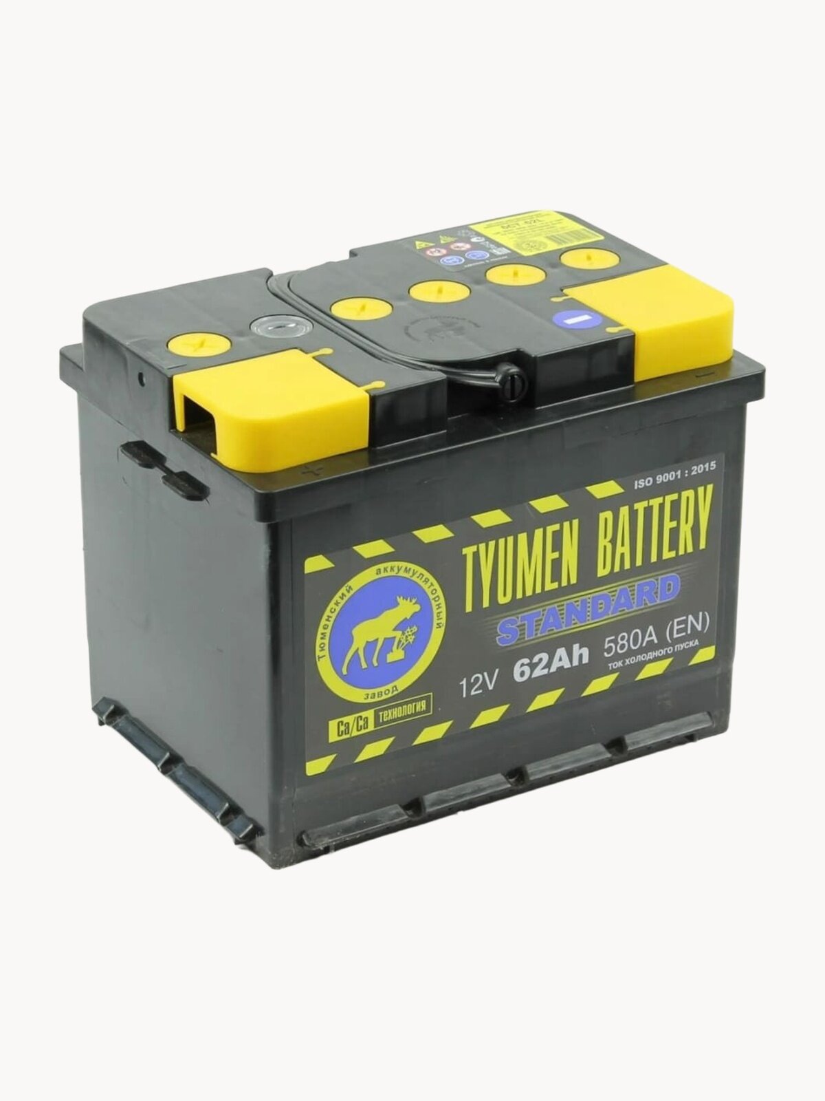 Аккумуляторная батарея TYUMEN BATTERY Тюмень standard 6ст -62.1 l TNS62.1 прямая полярность для автомобилей легковых и грузовых кальциевая технология