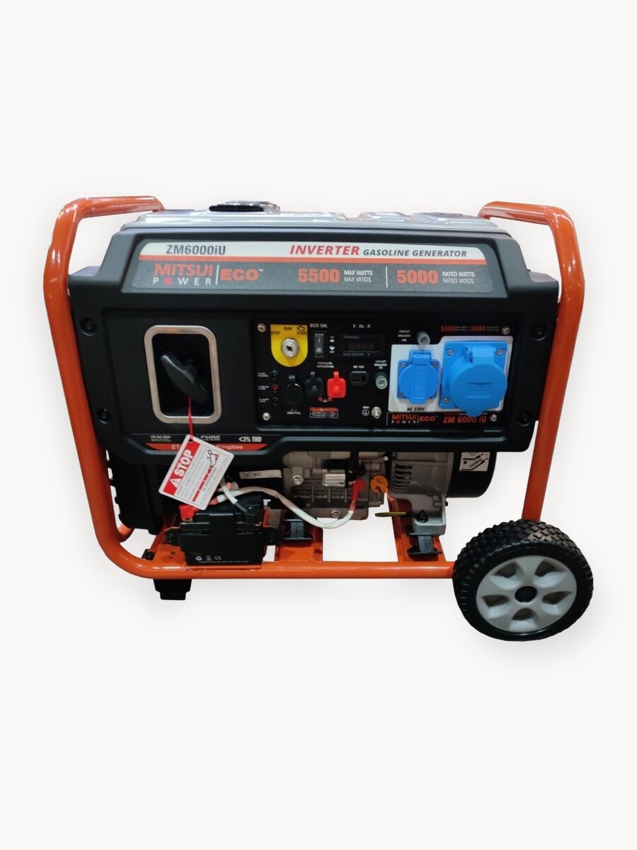 Бензиновый генератор Mitsui Power ZM 6000 IU (мощность 5,5 кВт)