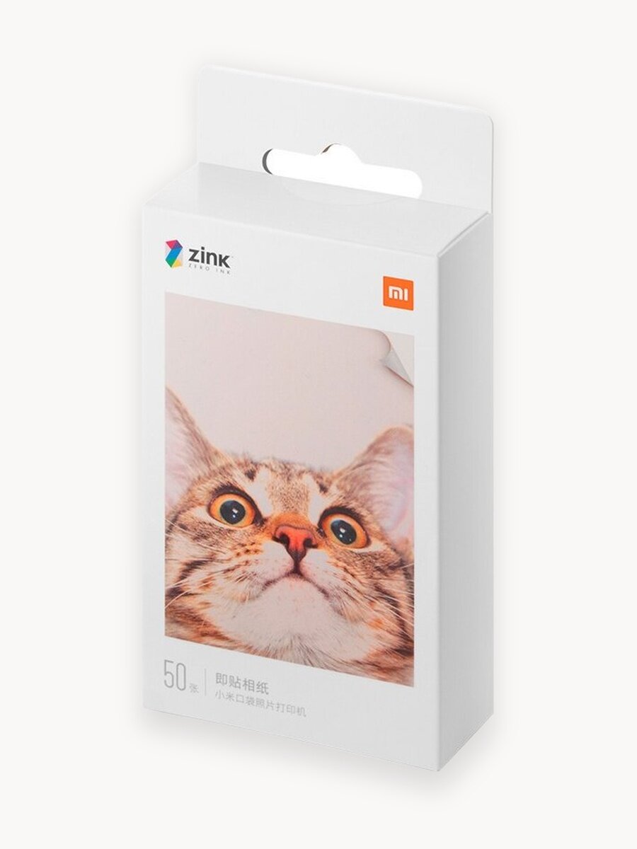 Бумага для карманного фотопринтера Xiaomi Mijia Pocket Print Stick Photo Paper (50 листов в упаковке)