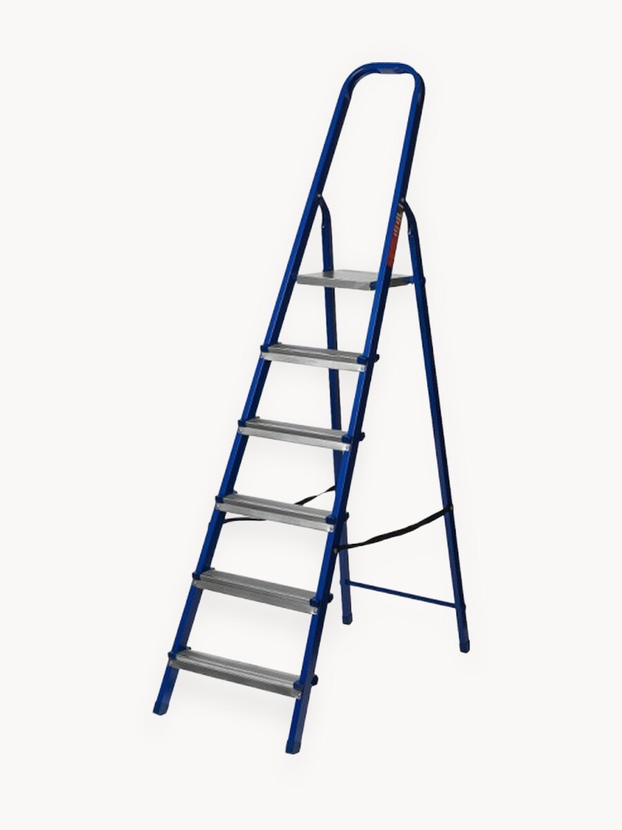 Стремянка Mirax стальная, 6 ступеней, 121 см, 38800-06