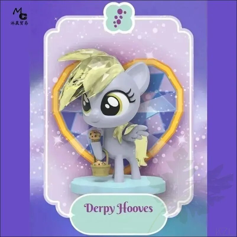 My LITTLE PONY (Май литл пони)-Серия Little Pony Polly Shiny второго поколения, модная игрушка (копытца Дерпи подтвердили стиль, коробка была открыта, но упаковочный пакет не открывался)