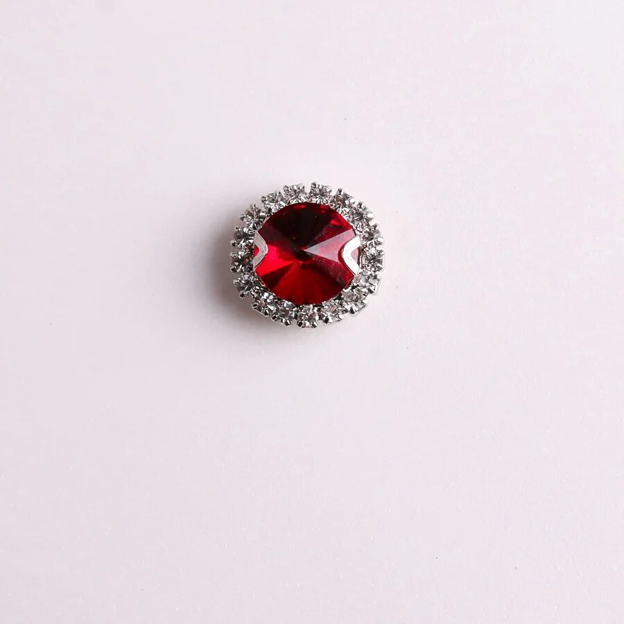 Стразы красные круглые SNCRYSTAL, Цвет: A21 Dark red