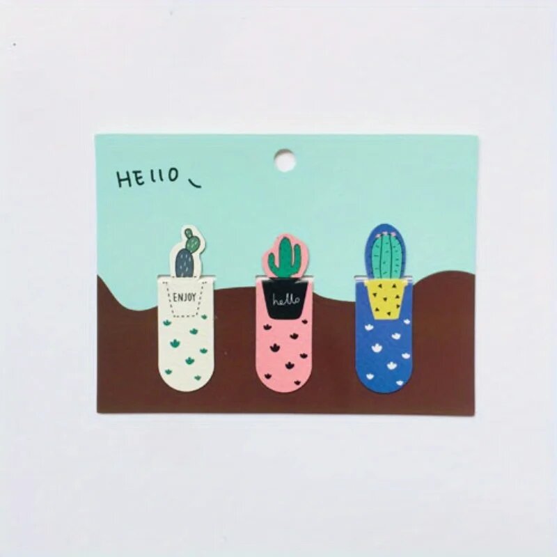 Магнитные закладки Fresh Cactus Sakura Style B