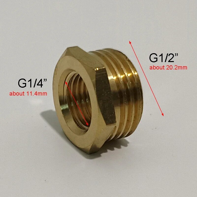 Латунный фитинг-адаптер Vestudio G1/2 G3/8 NPT9/16 F2M4