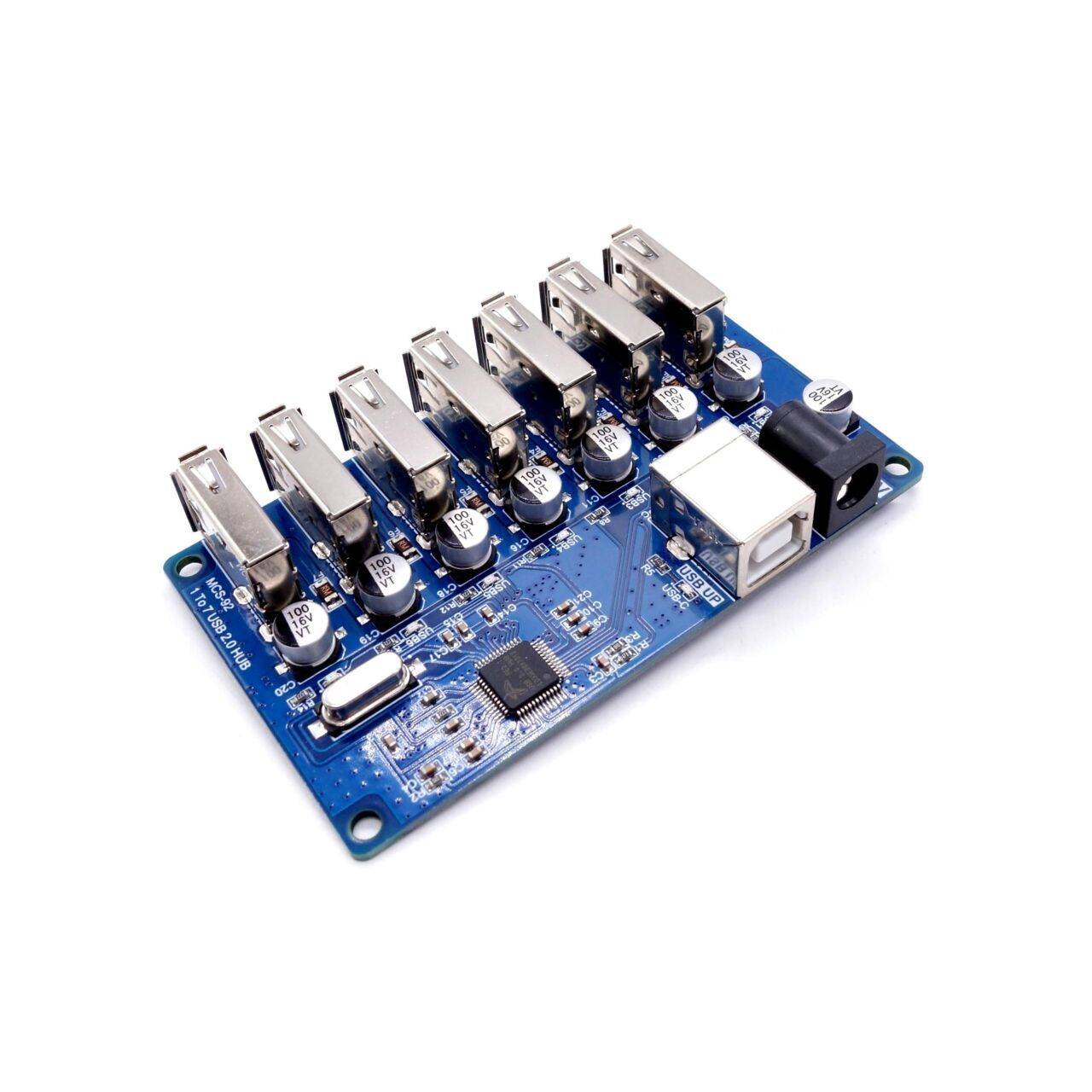 Активный 7-портовый USB 2.0 HUB модуль (MCS-92) Высокоскоростной разветвитель 1 на 7