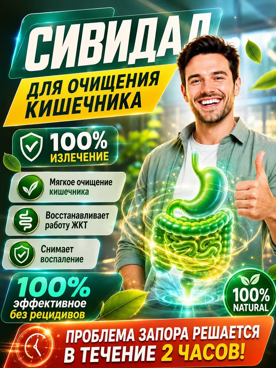 Сивидал для кишечника от запоров капсулы