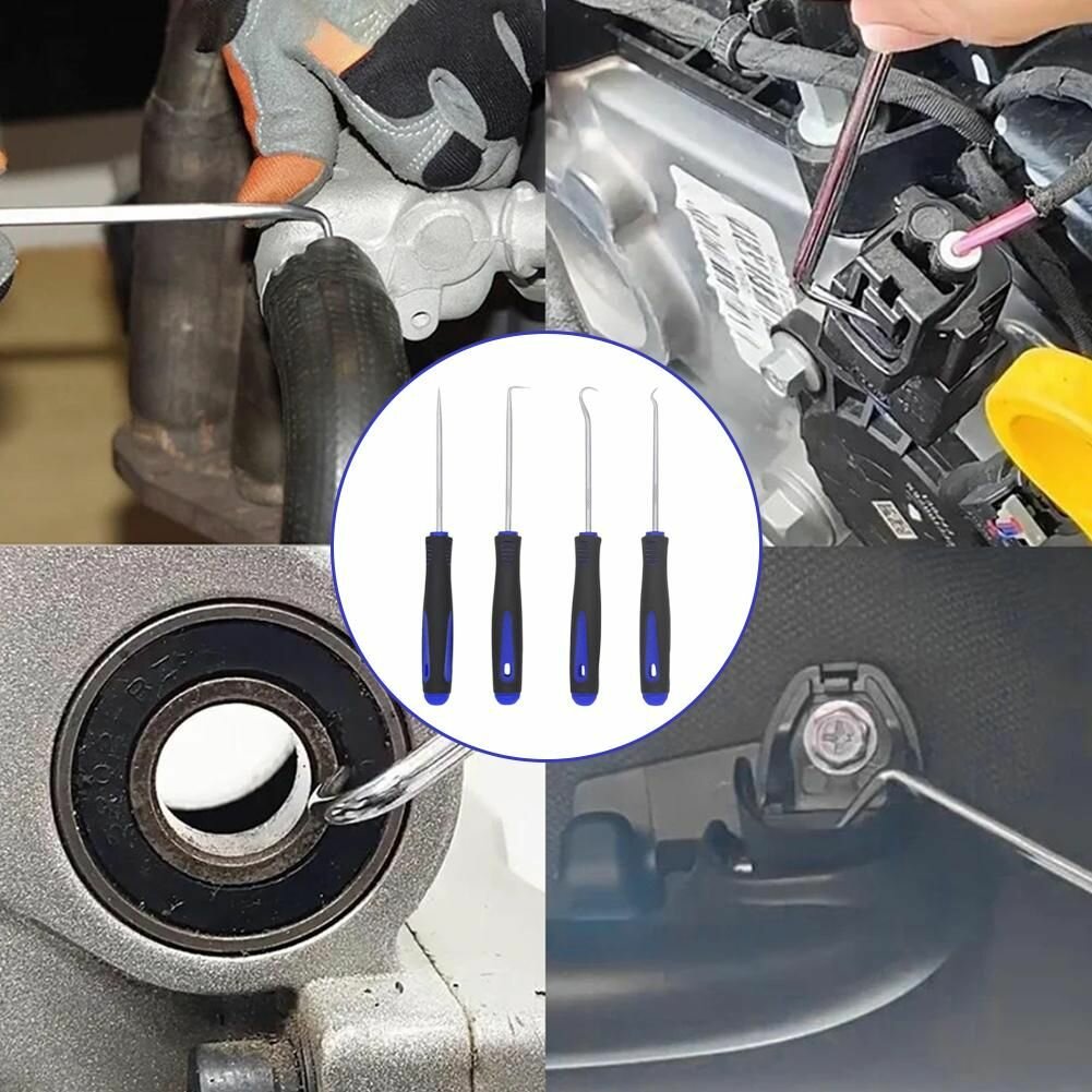 Набор крючков 4 штуки/ отверток для снятия уплотнительных колец и сальников