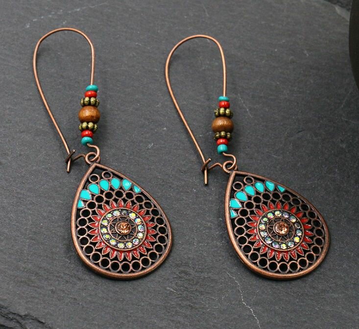 Серьги, эмаль