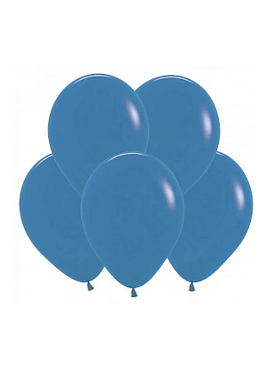 Карибский синий, Пастель / Caribbean blue, латексный шар (18"/46 см ) 10 шт. / DECOBAL, Вьетнам