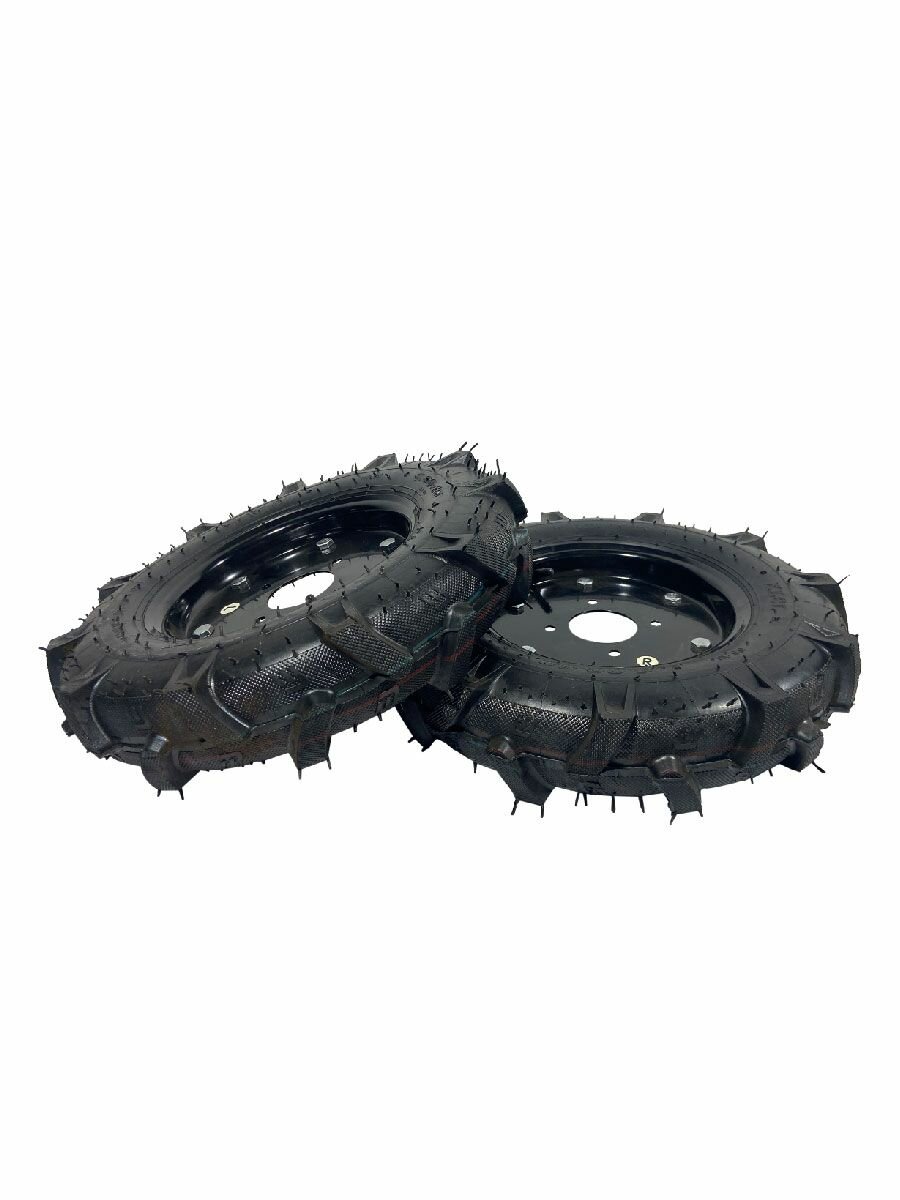 Колеса для мотоблока 4.00-10 Р, диск 4 болта, черные, пара, ТСР-820/900/1000