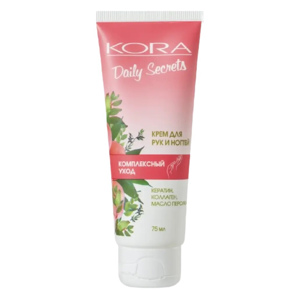 KORA Daily Secrets Крем для рук и ногтей Комплексный уход 75 мл 1 шт
