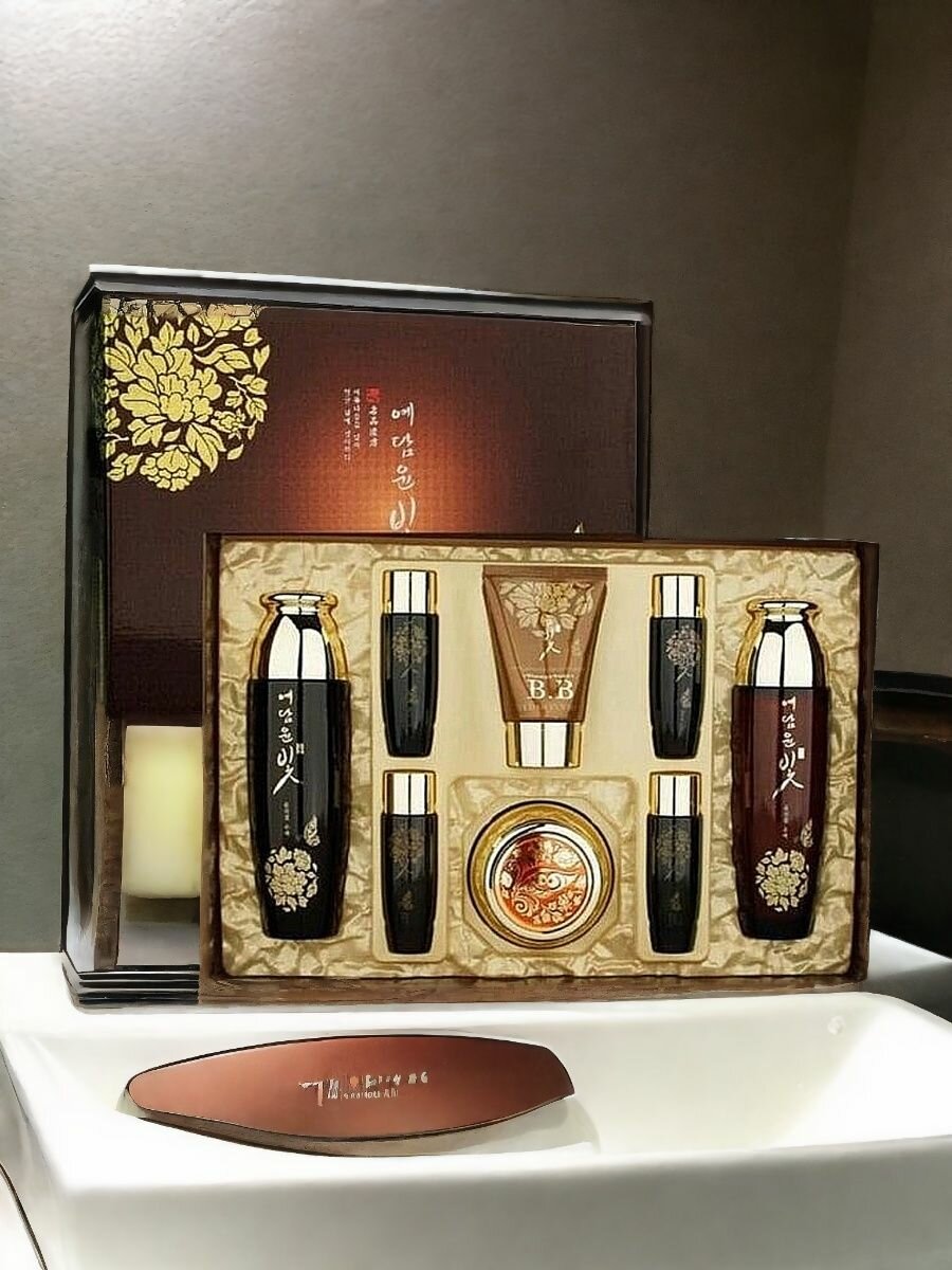 Набор увлажняющий YE DAM YUN BIT YUN JIN GYEOL Woman Skincare 4 pcs Set