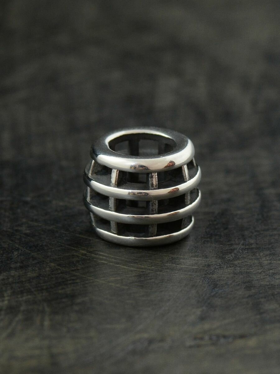 Бусина для паракорда и кожи из нержавеющей стали, Hobbylive - Ярусная