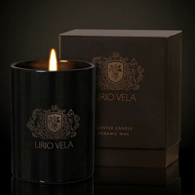 Ароматическая свеча Абсент Lirio Vela соевый воск, 225 мл