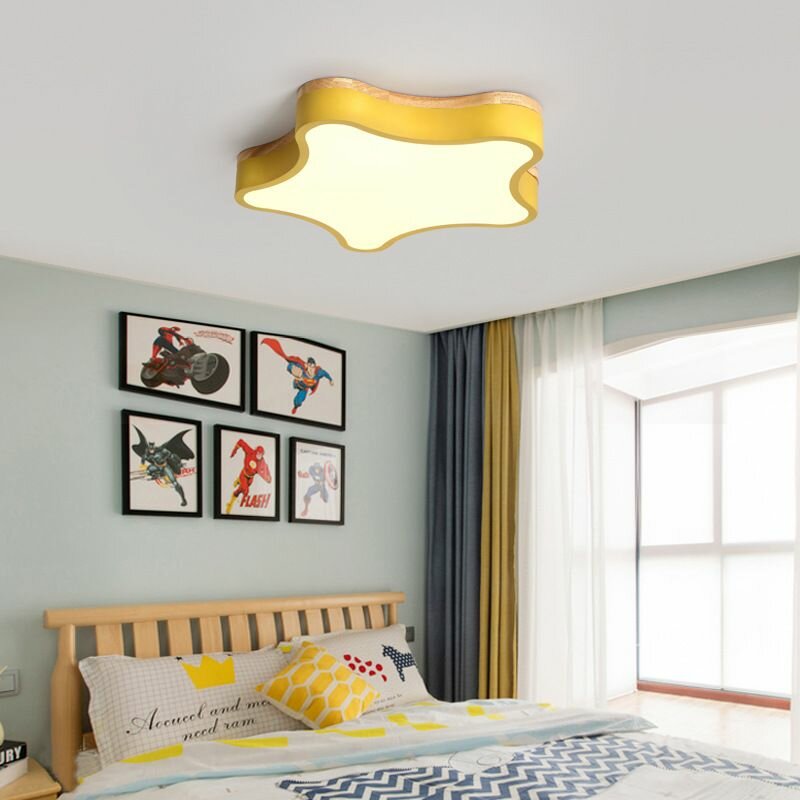 Новый Macaron, Nordic, детская комната, отсос крыши WD - 155, LED24W Теплый свет 3000k