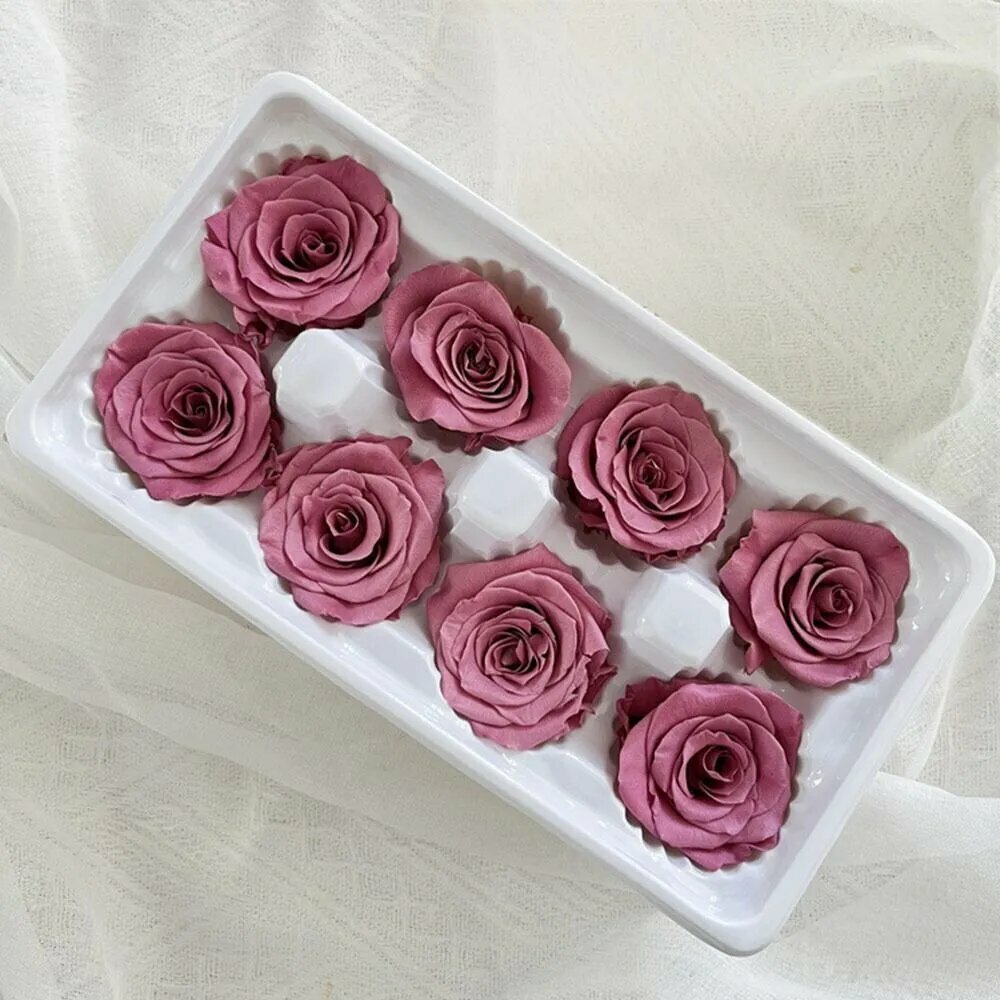 Консервированный цветок, стабилизированная фиалка, диаметр 5 см, фиолетовая