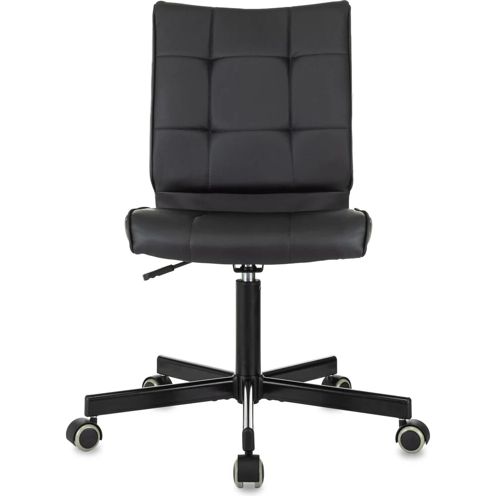 Компьютерное кресло Gigant черное, искусственная кожа, крестовина металл, 120 кг GCH-15, для работы компьютером