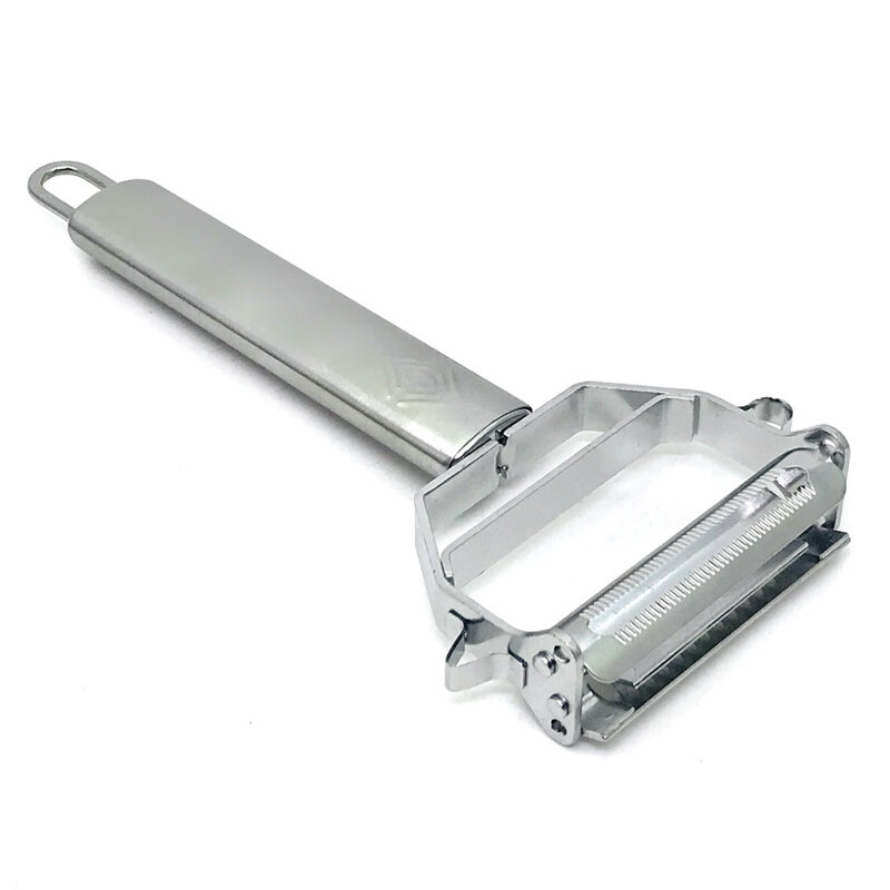 Овощечистка для овощей и фруктов, горизонтальная, сталь, два лезвия