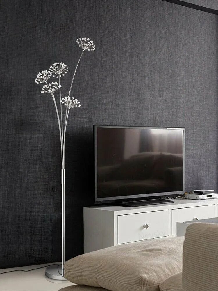 Торшер хрустальный цветок